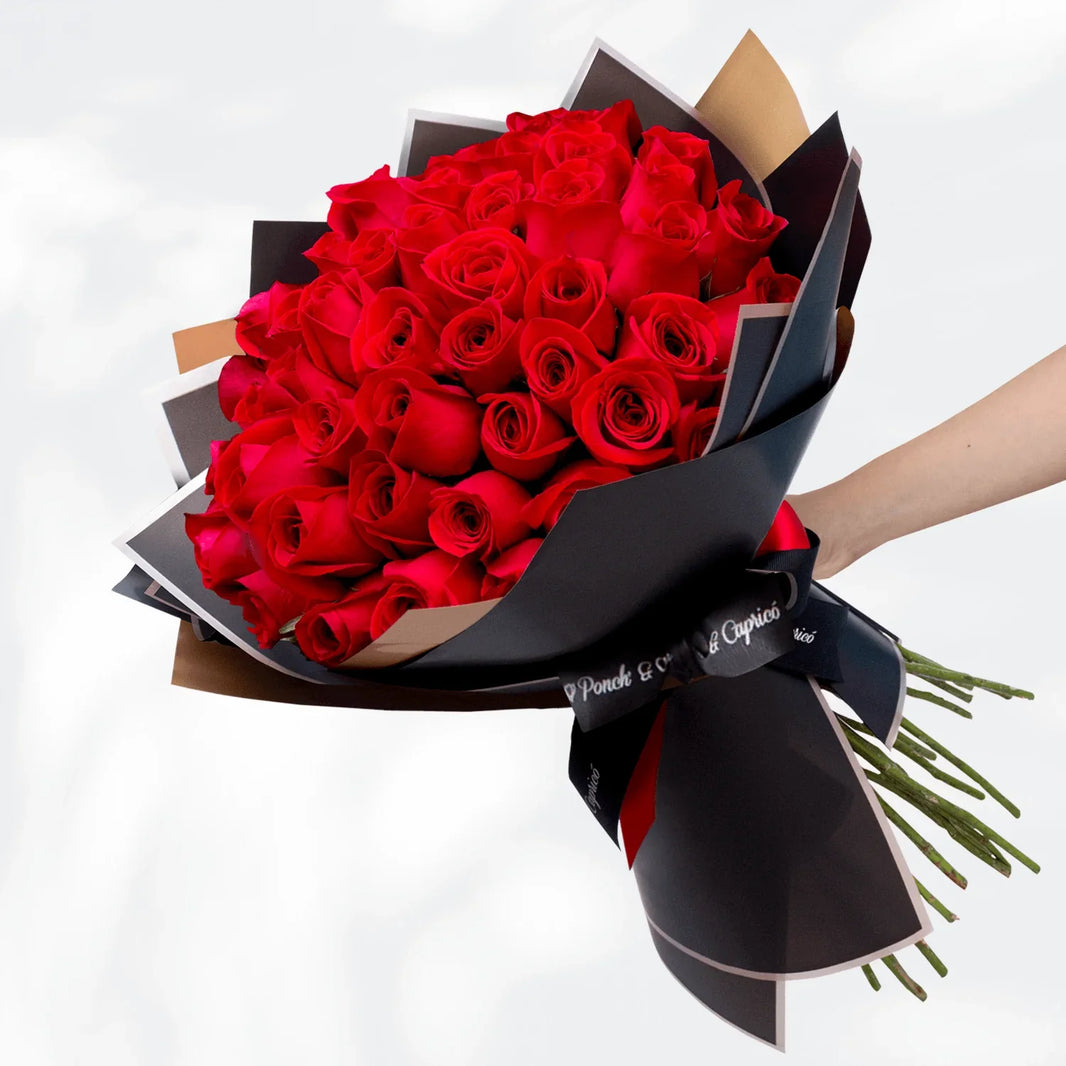 PREMIUM ROSAS RAMOS | Buchon bouquet | 50 roses bouquet, 100, 150, 500