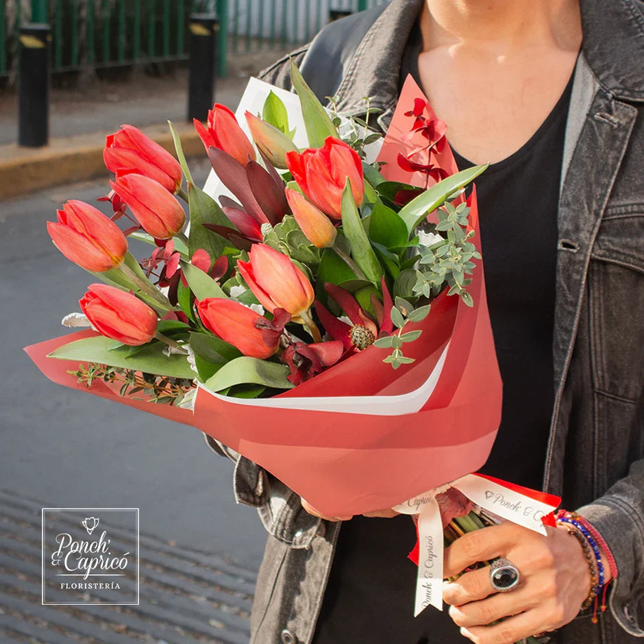 Ramo de Tulipanes | Tulipanes Precio | Tulips Delivery Mexico City